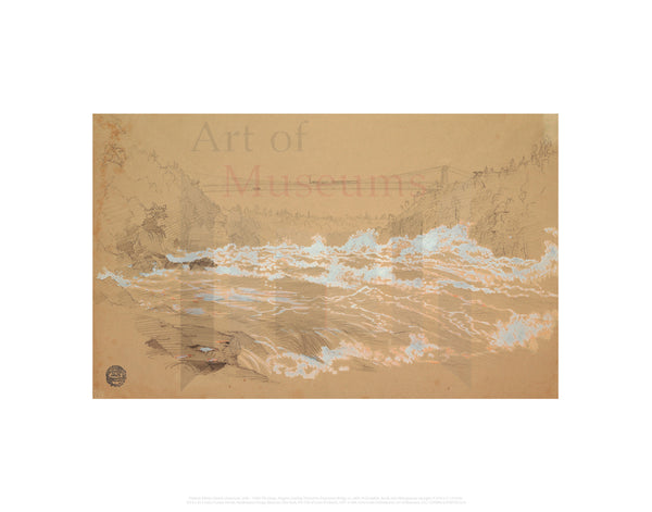 Art of Museums Print: Frederic Edwin Church, The Gorge, Niagara ...