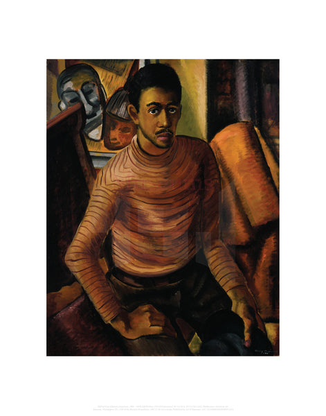Art of Museums Print: Malvin Gray Johnson , Self-Portrait - Art of ...